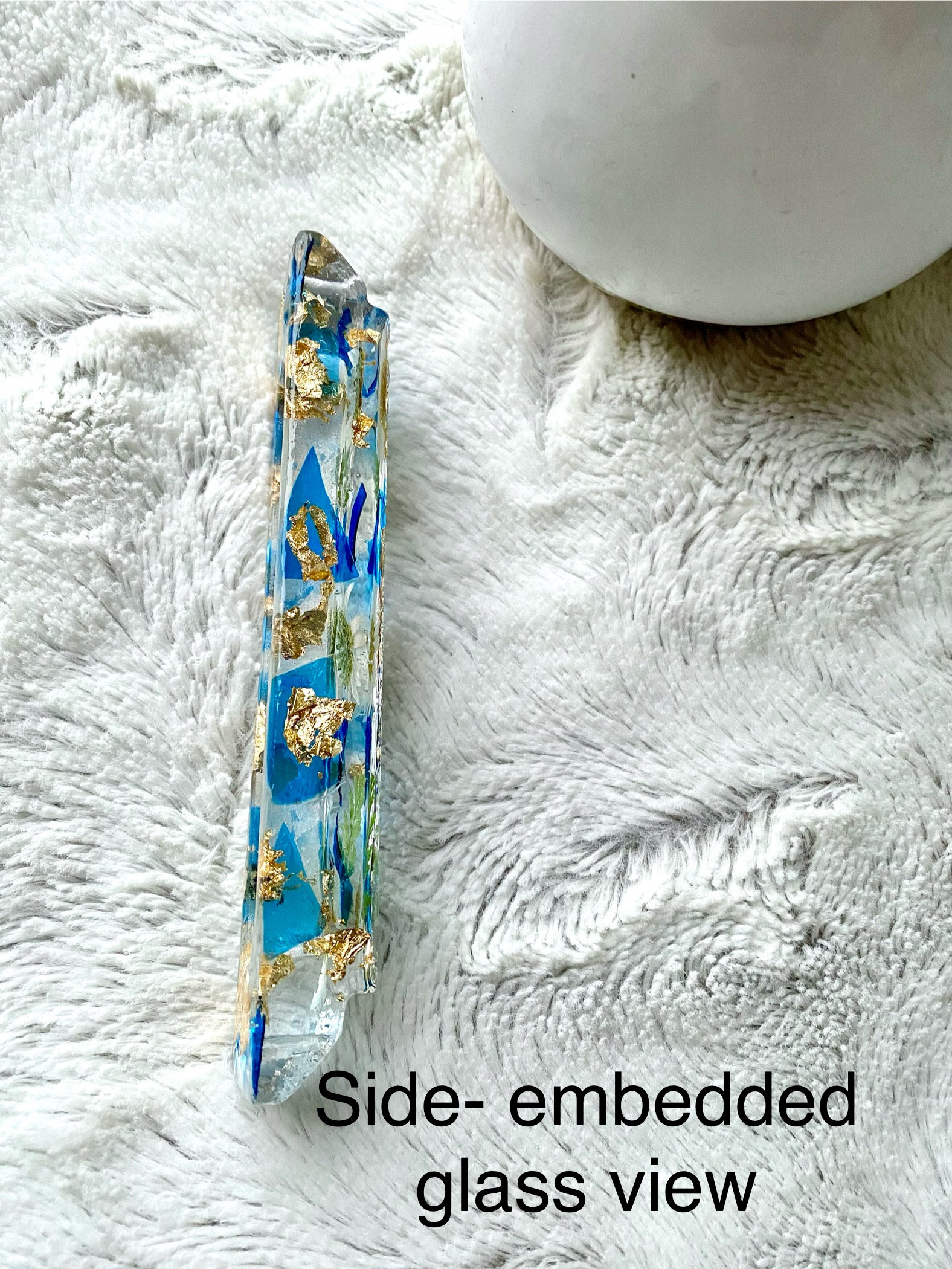 Jewish Chuppah Glass Shard Mezuzah. Made From YOUR Glass and YOUR ...