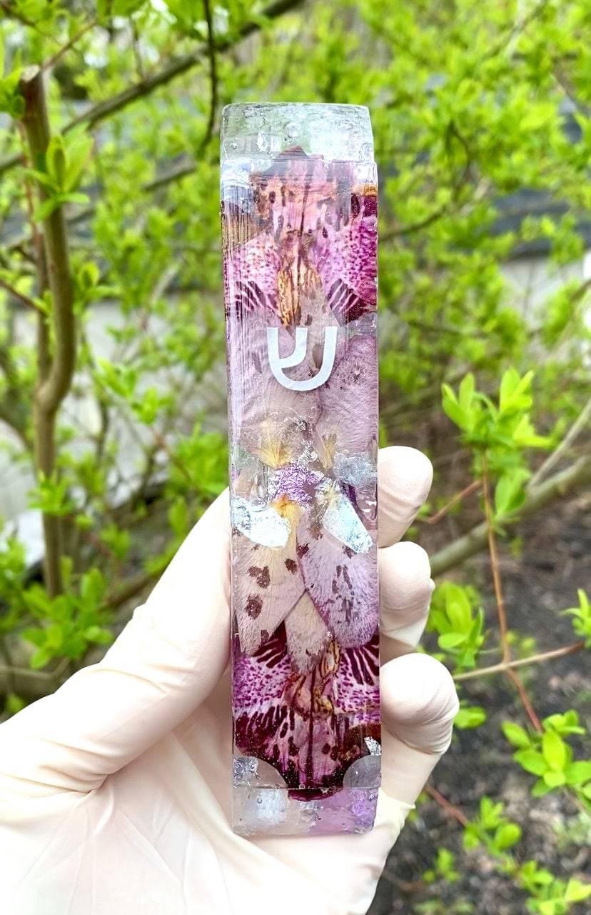 Jewish Chuppah Glass Shard Mezuzah. Made From YOUR Glass and YOUR ...