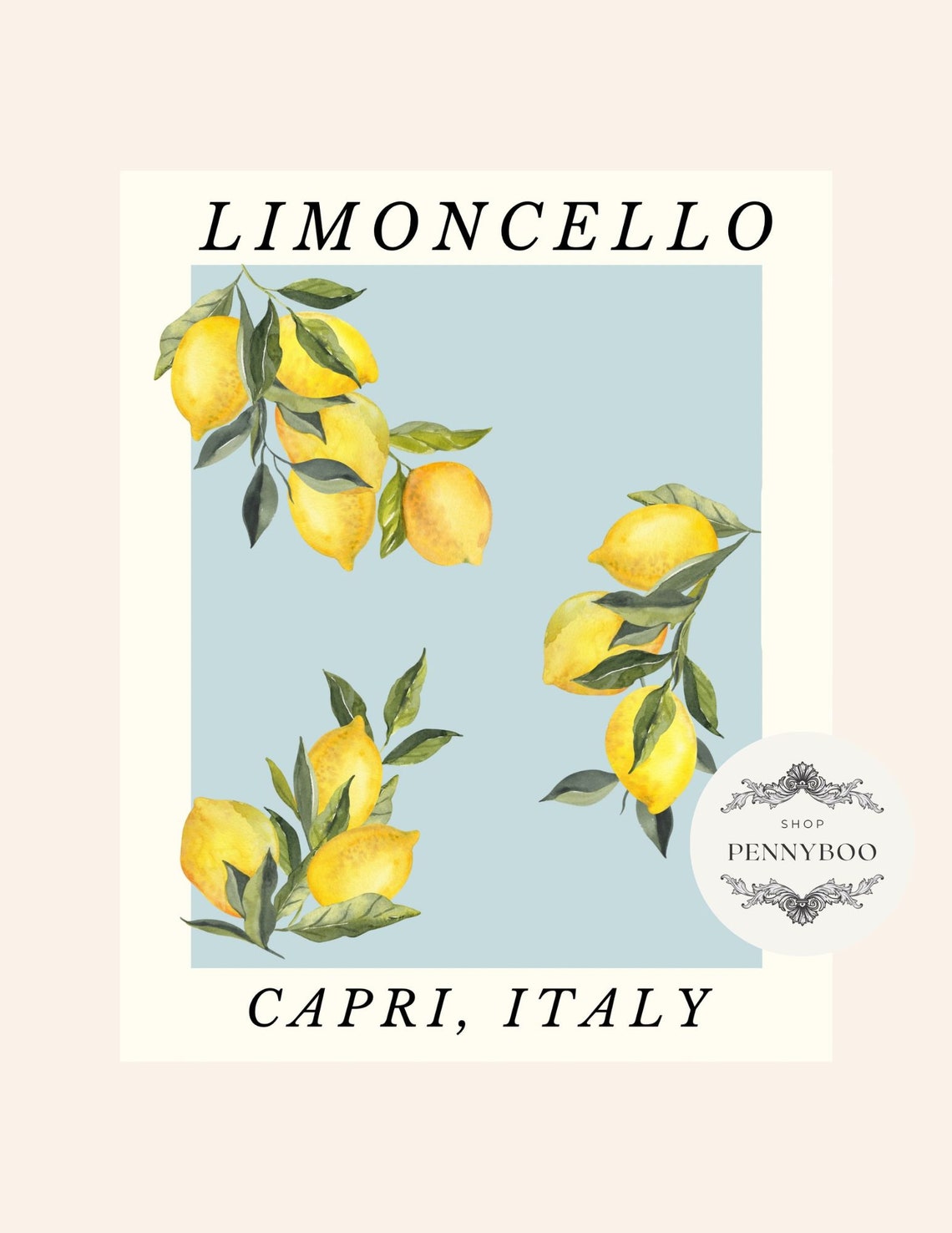 Limoncello Print, Italian Drink, European, Italy, Wall Art, Digital ...