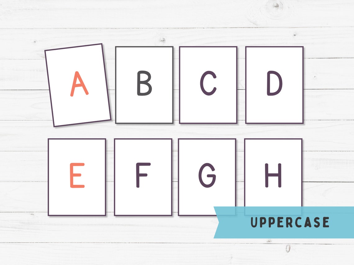 Alphabet Flash Cards, Alphabet Flash Cards Printables, Phonics ...