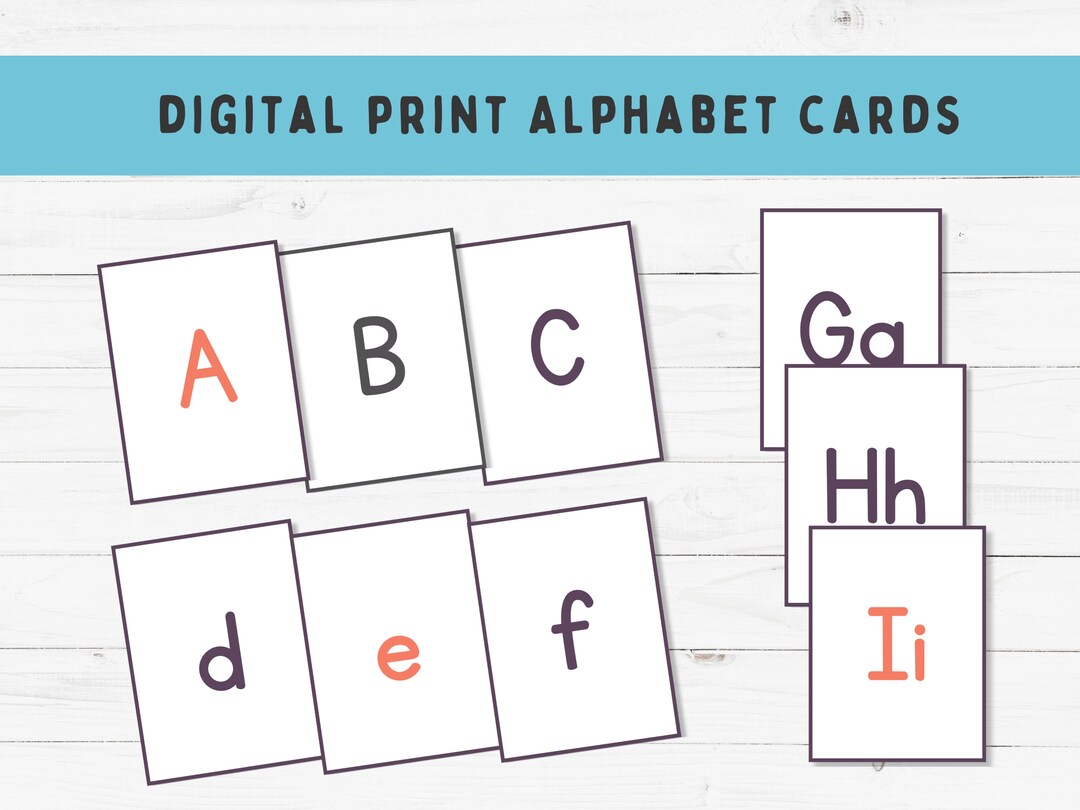 Alphabet Flash Cards, Alphabet Flash Cards Printables, Phonics ...