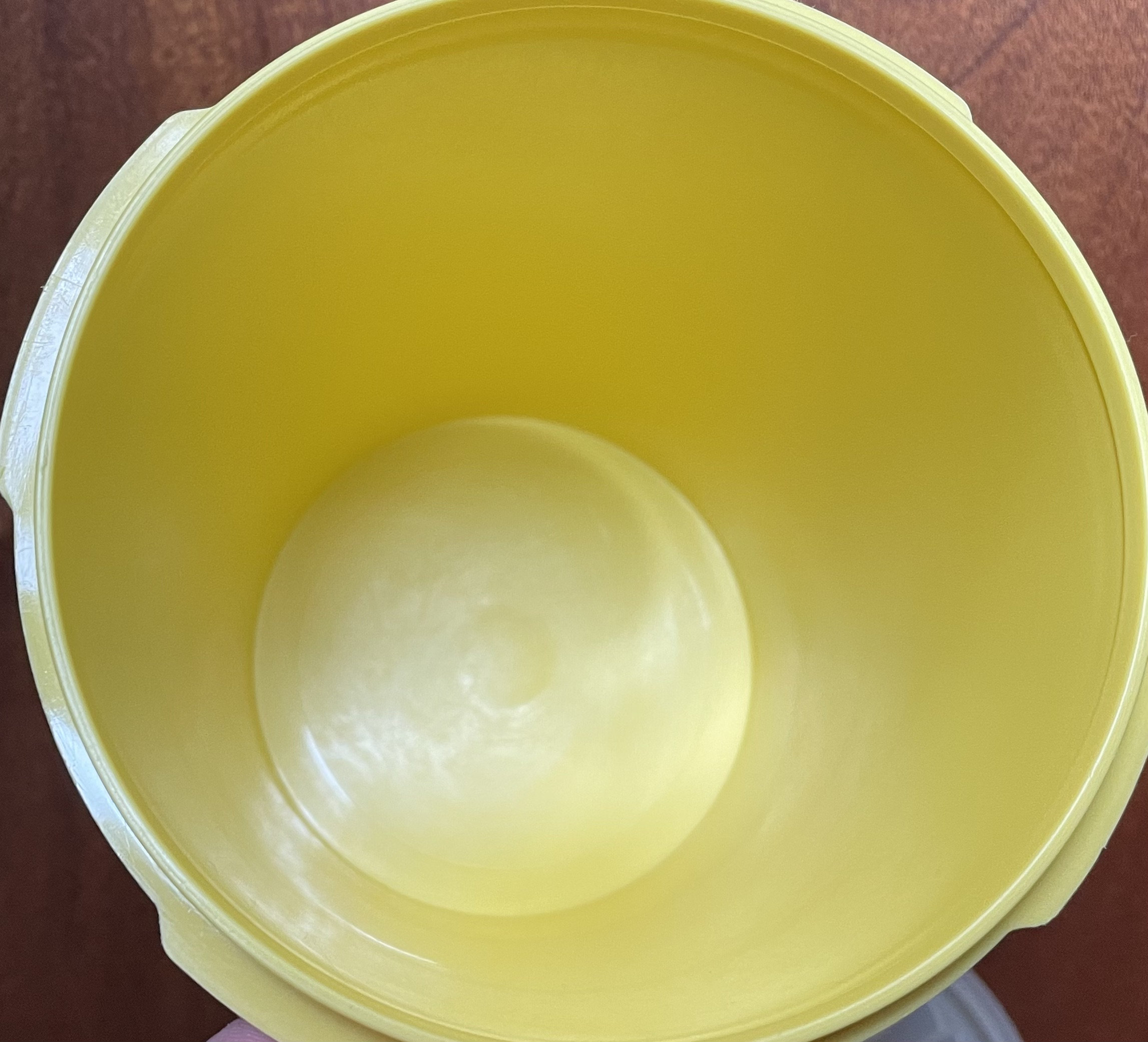 Vintage Servalier Tupperware // Golden Canister With Fleur De Lis and ...