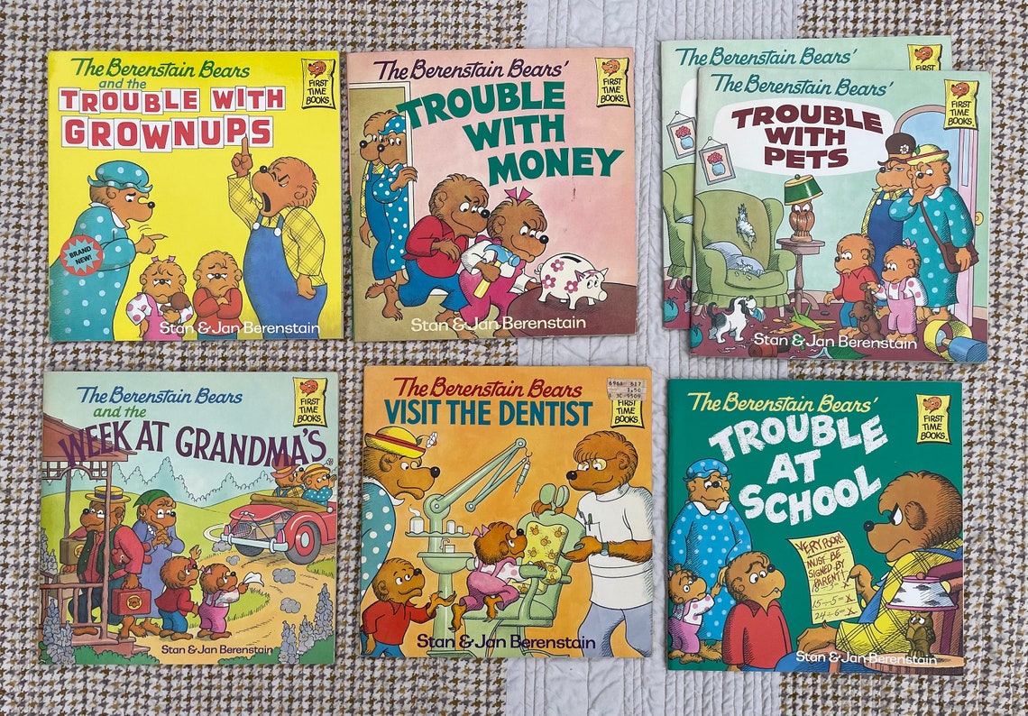 Berenstain Bears Book Series // Create Your Own Book Pack // 1980s ...