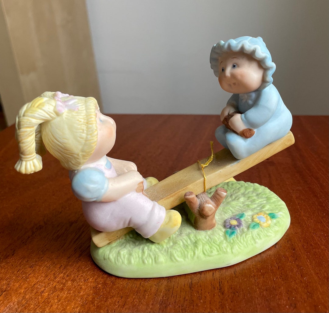 Vintage 1984 Cabbage Patch Kids Porcelain Figurine // Xavier Roberts ...