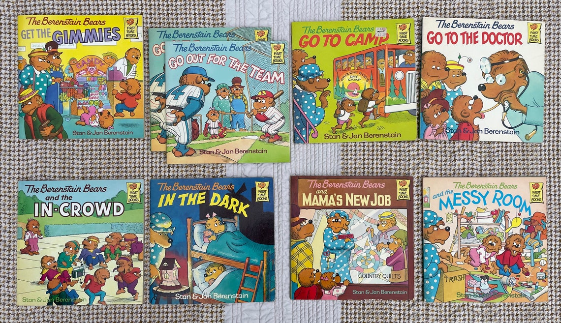 Berenstain Bears Book Series // Create Your Own Book Pack // 1980s ...