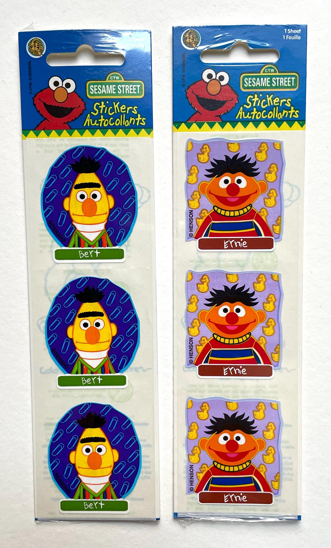Vintage Sandylion Sesame Street Stickers // Choose Your Own Sticker ...