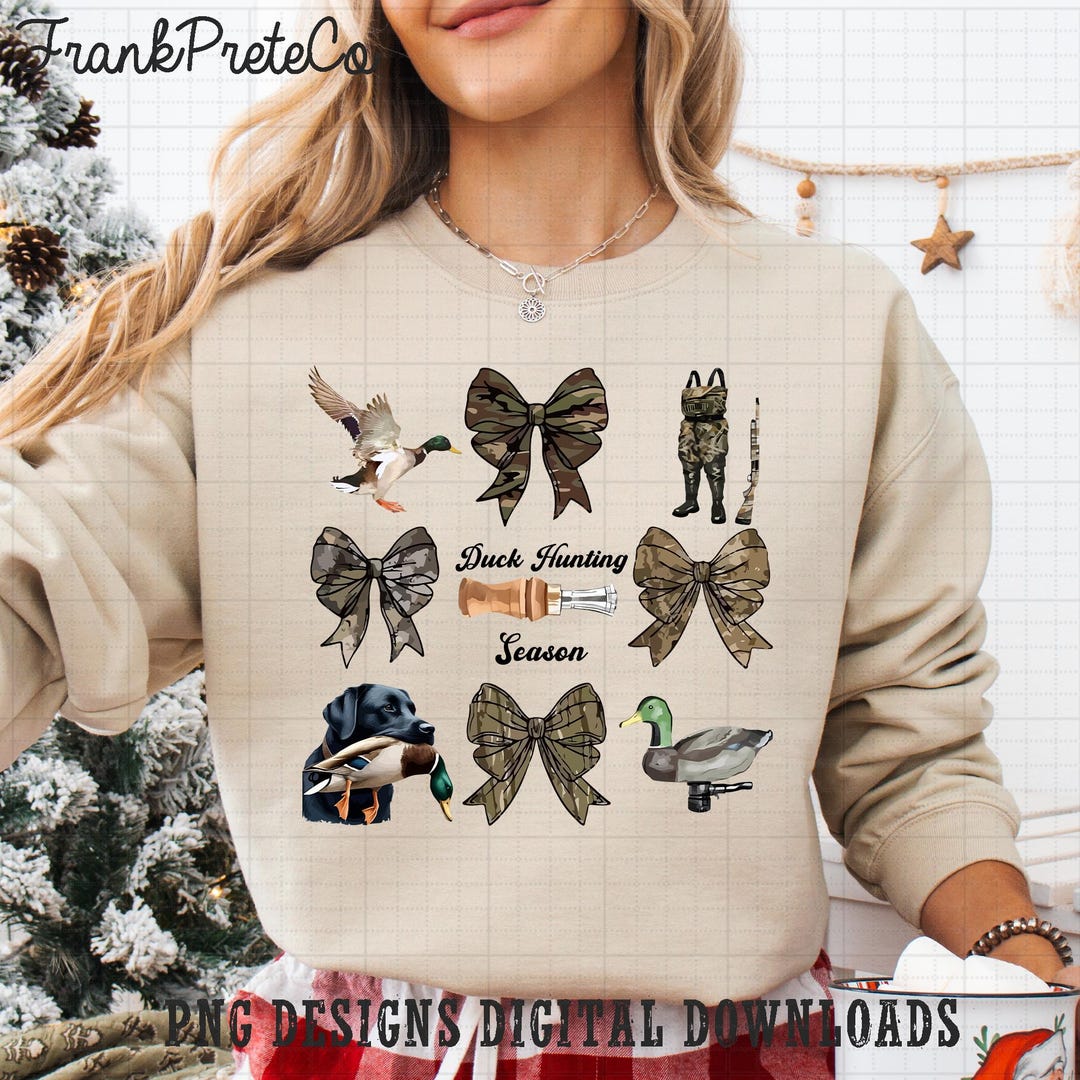 Duck Hunting Season Png, Coquette Bow , Camo Bows Ducks, Duck Hunting ...