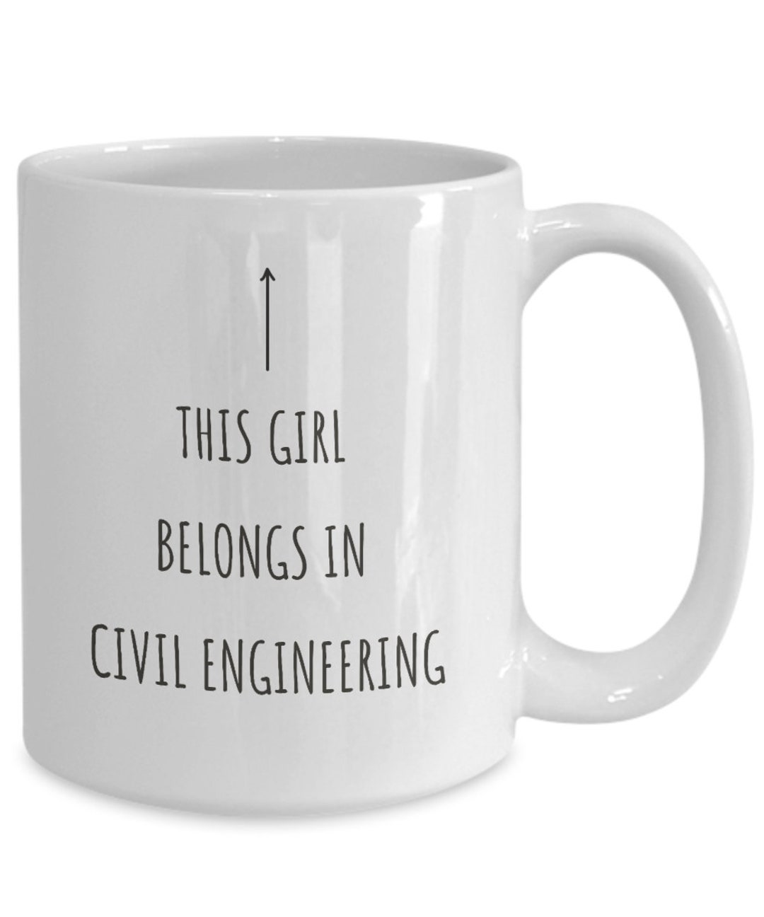 Women in Stem, This Girl Belongs in Civil Engineering, Gifts for Best ...