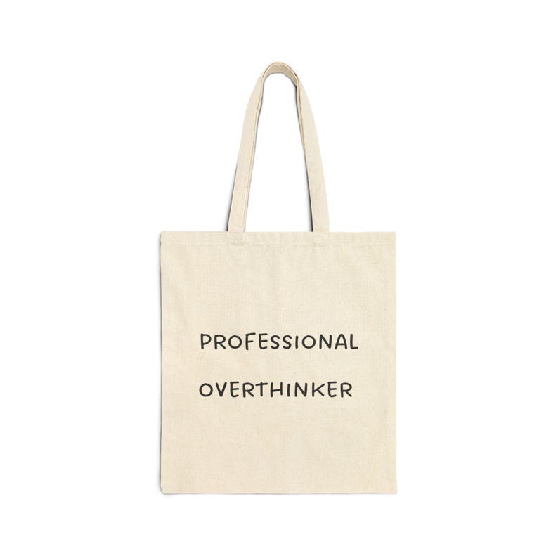 Overthinker Professional Tote Bag - A Hilarious Gift for the ...