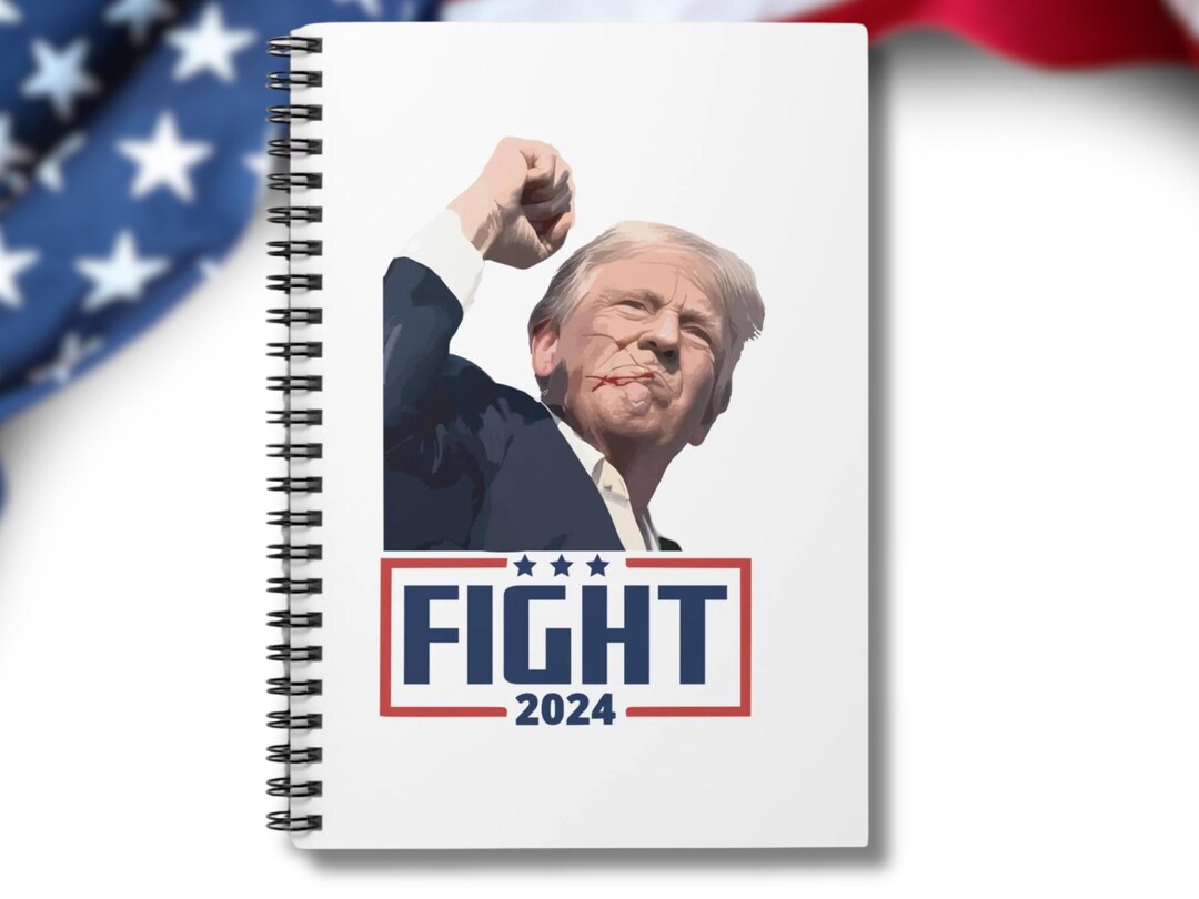 Donald Trump Fight Notebook Donald Trump Journal 50% OFF - Etsy
