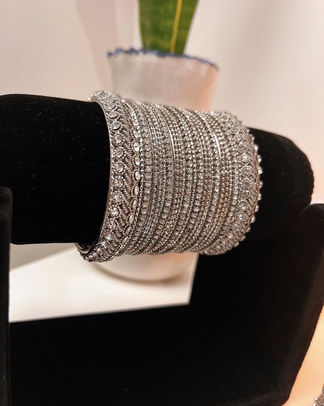 Silver Bangle Set: Indian Kangan Jewelry - Etsy