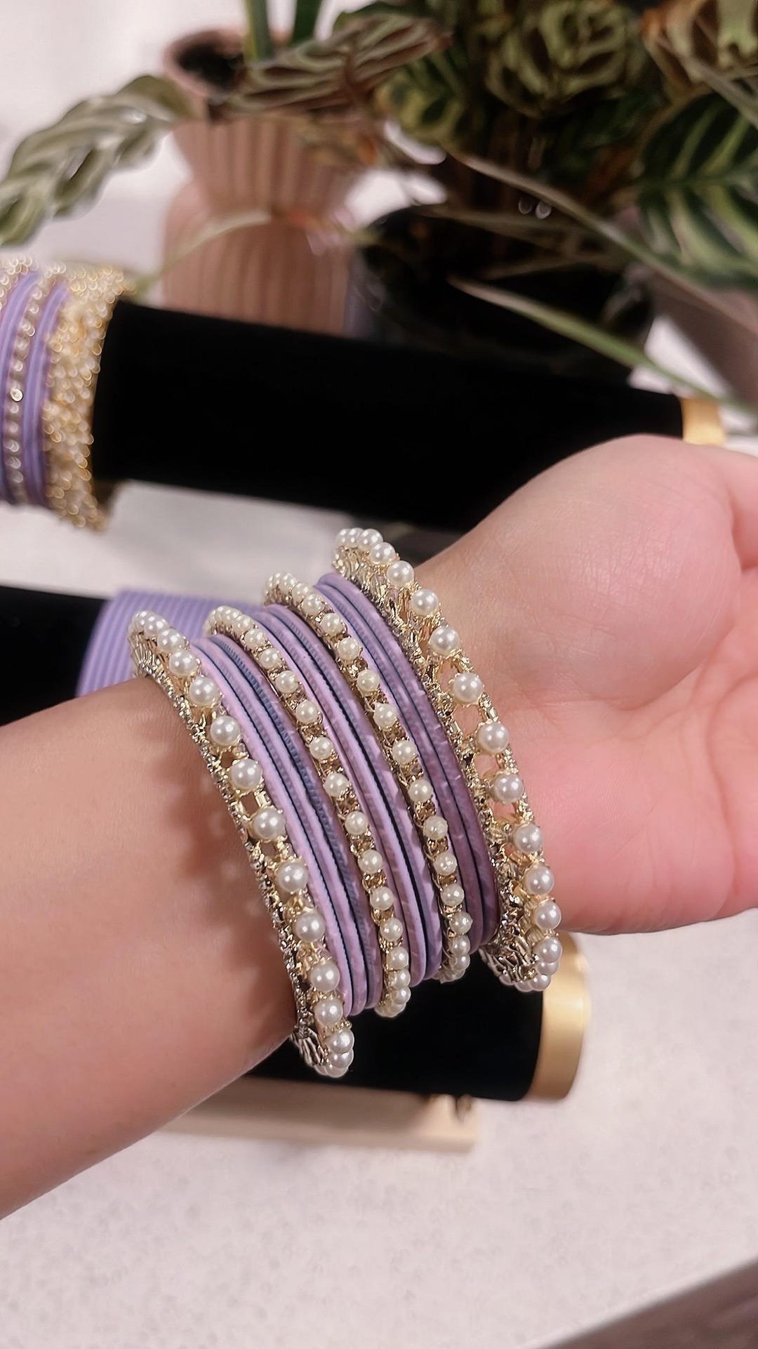 Lavender Bangles Set | Purple Indian Bangles - Indian Jewelry | Indian ...