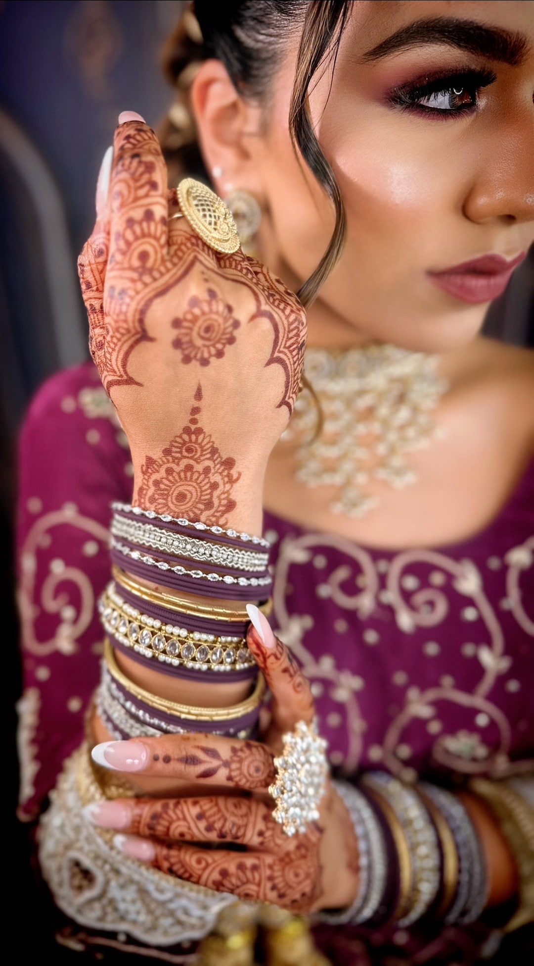 Purple Bangles Set | Purple Indian Bangles - Indian Jewelry | Indian ...