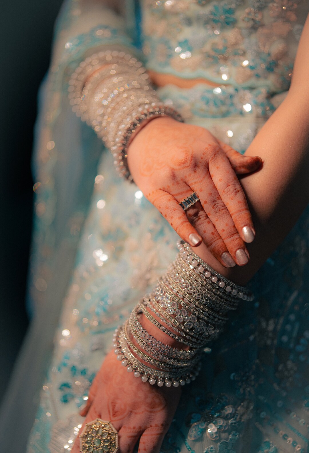Silver Bangles and Kangan Set - Indian Jewelry - Etsy