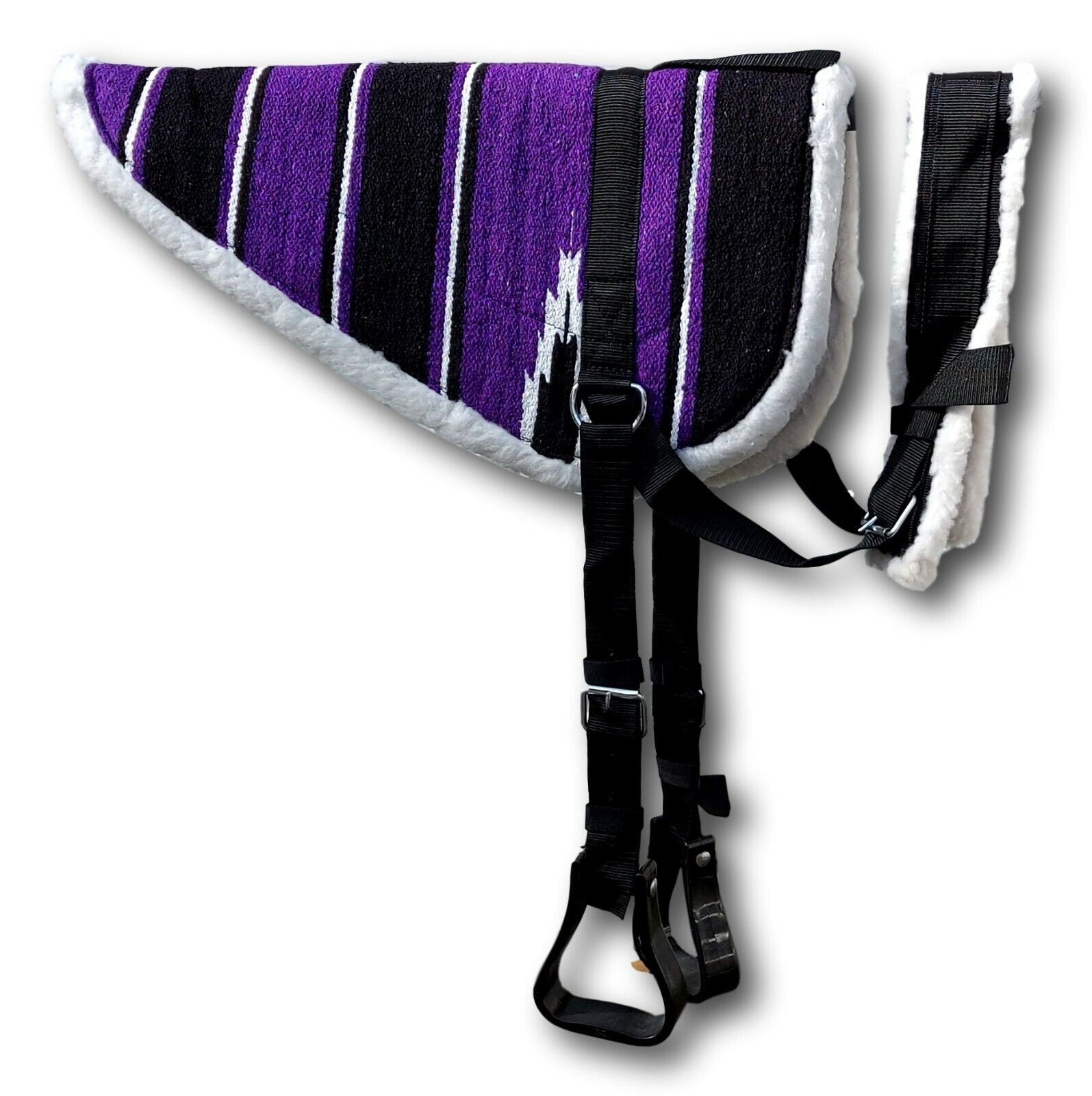 Navajo Bareback Western Pad With Detachable Stirrup and Girth, Popular ...