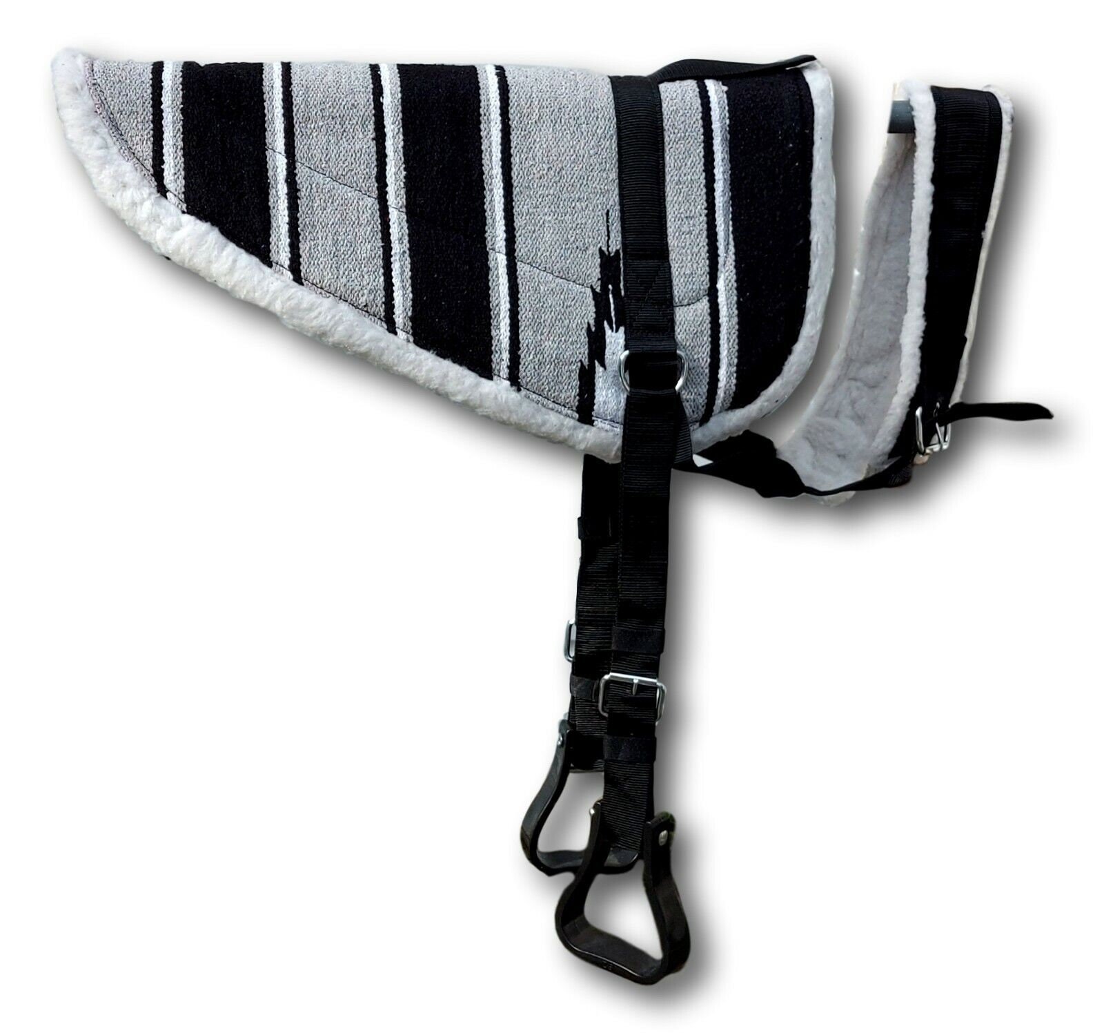 Navajo Bareback Western Pad With Detachable Stirrup and Girth, Popular ...