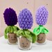 Crochet Fancy Hyacinth ,finished Crochet Hyacinth , Handmade Knitted ...