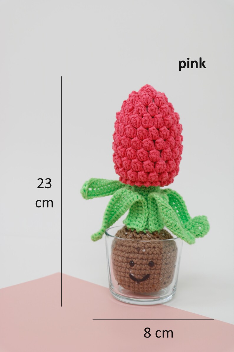 Crochet Fancy Hyacinth ,finished Crochet Hyacinth , Handmade Knitted ...