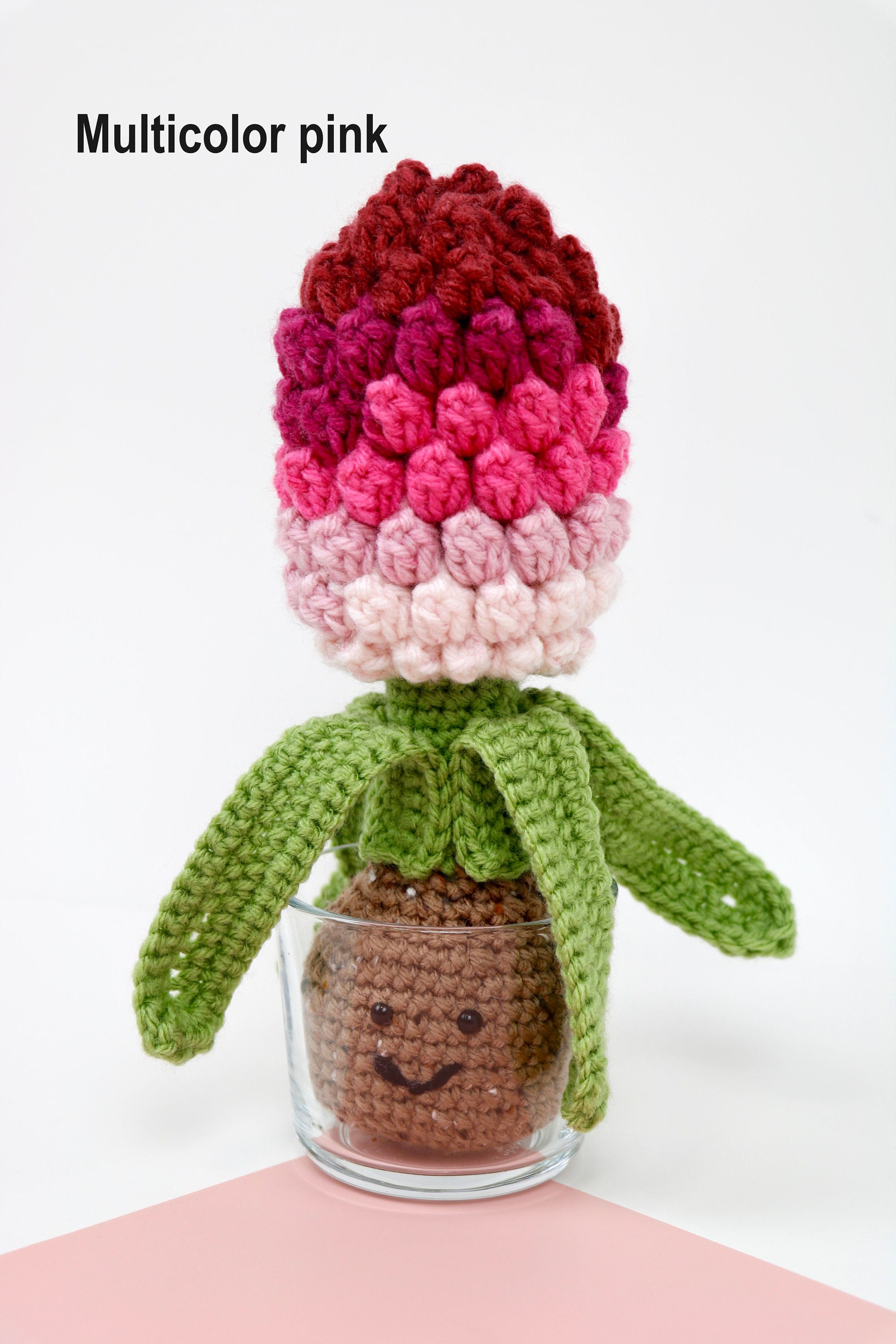 Crochet Fancy Hyacinth ,finished Crochet Hyacinth , Handmade Knitted ...