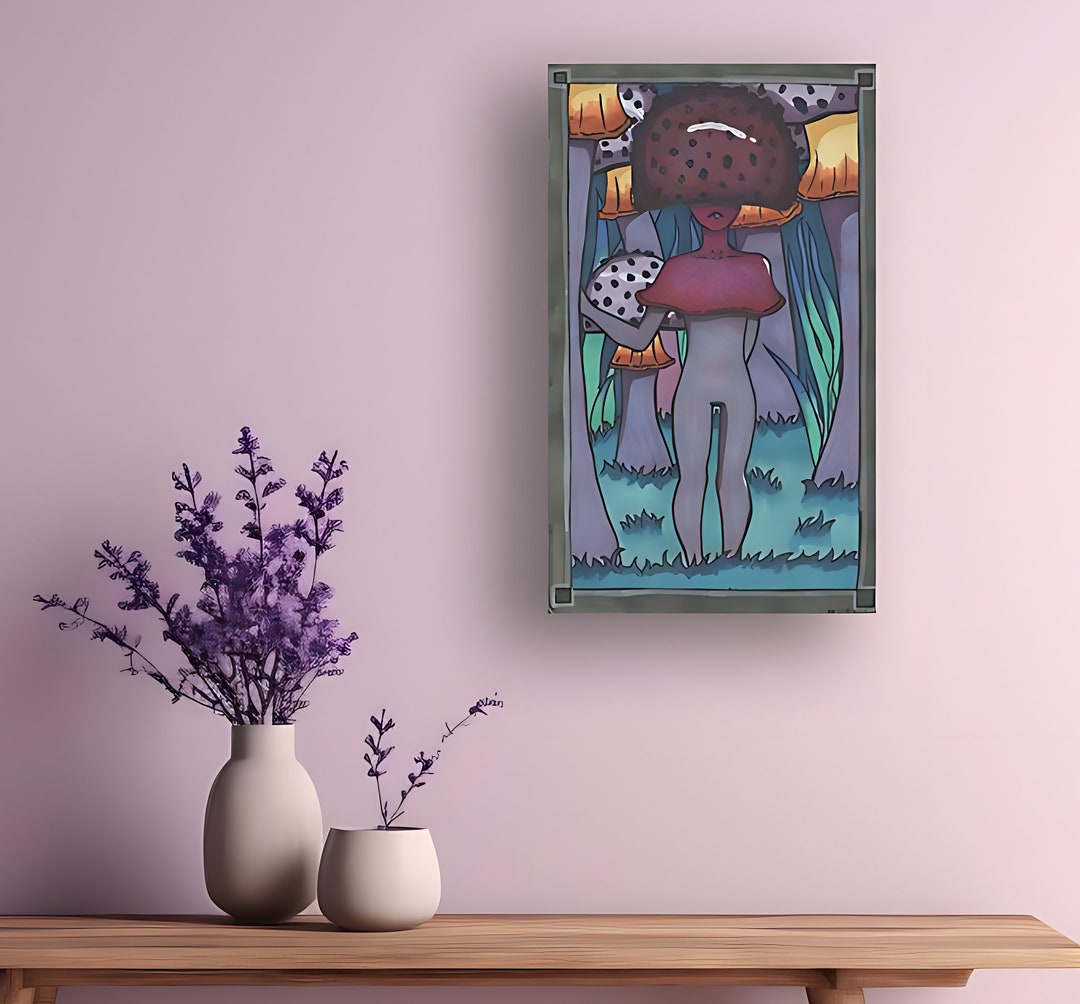 Purple Lady in Alcohol Marker Mastery - Etsy