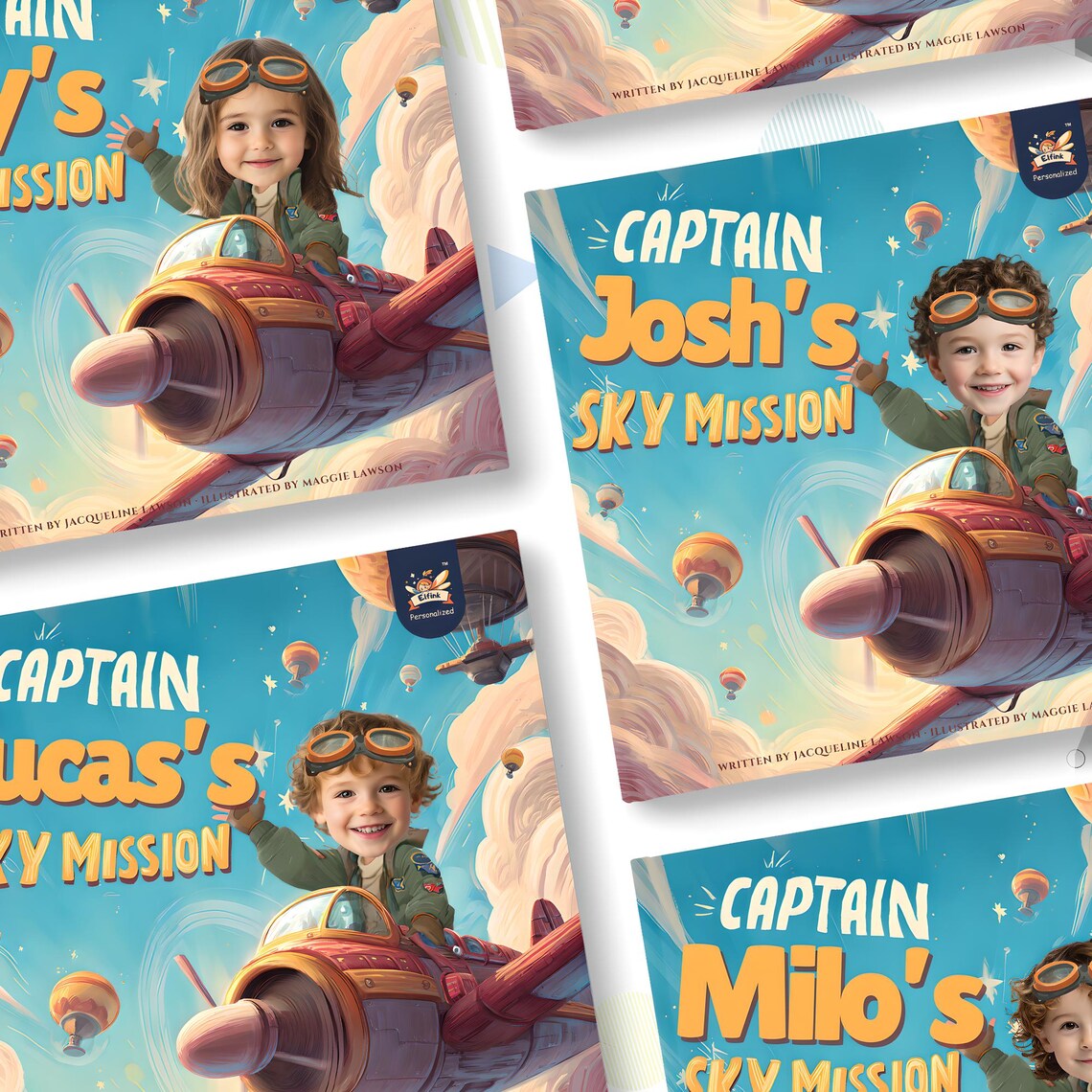 Personalized Children's Book: Captain's Sky Mission - Custom Adventure ...