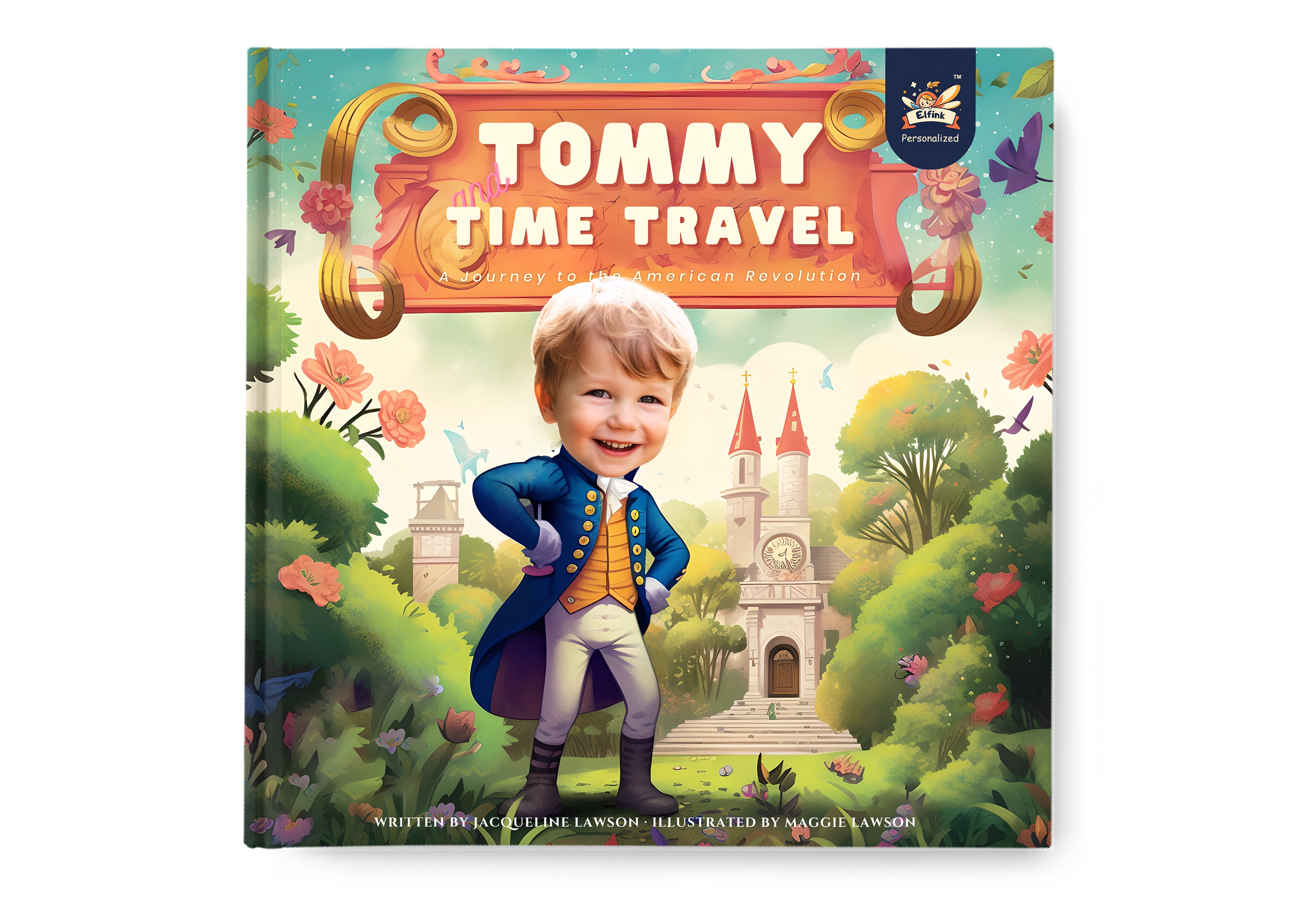 Baby Gifts | Personalized Kids Books | Time Travel Independence Day - Etsy