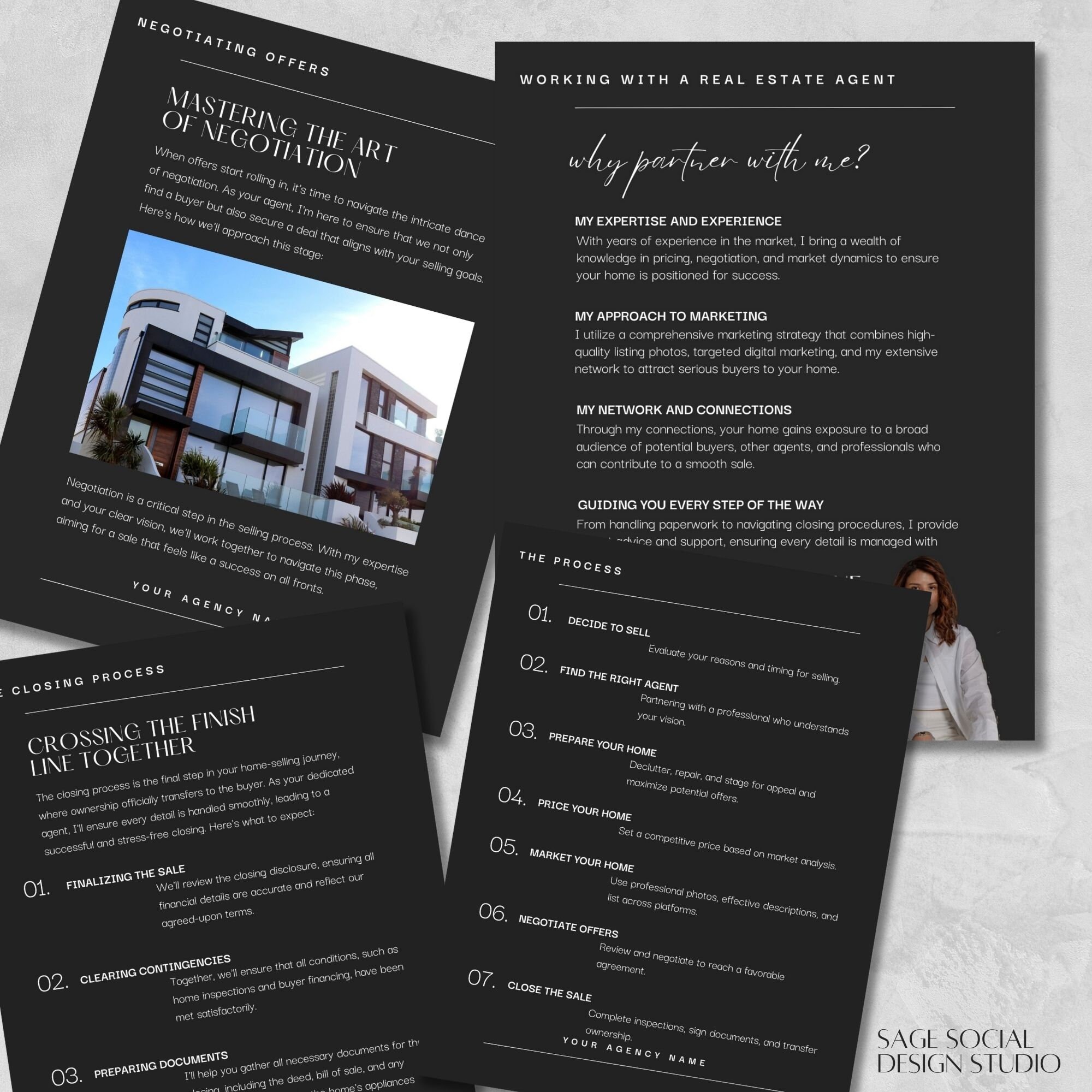 HOME SELLER and BUYER Guide Real Estate 80 Pages Luxury Minimal ...
