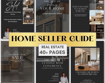 HOME SELLER and BUYER Guide Real Estate 80 Pages Luxury Minimal ...