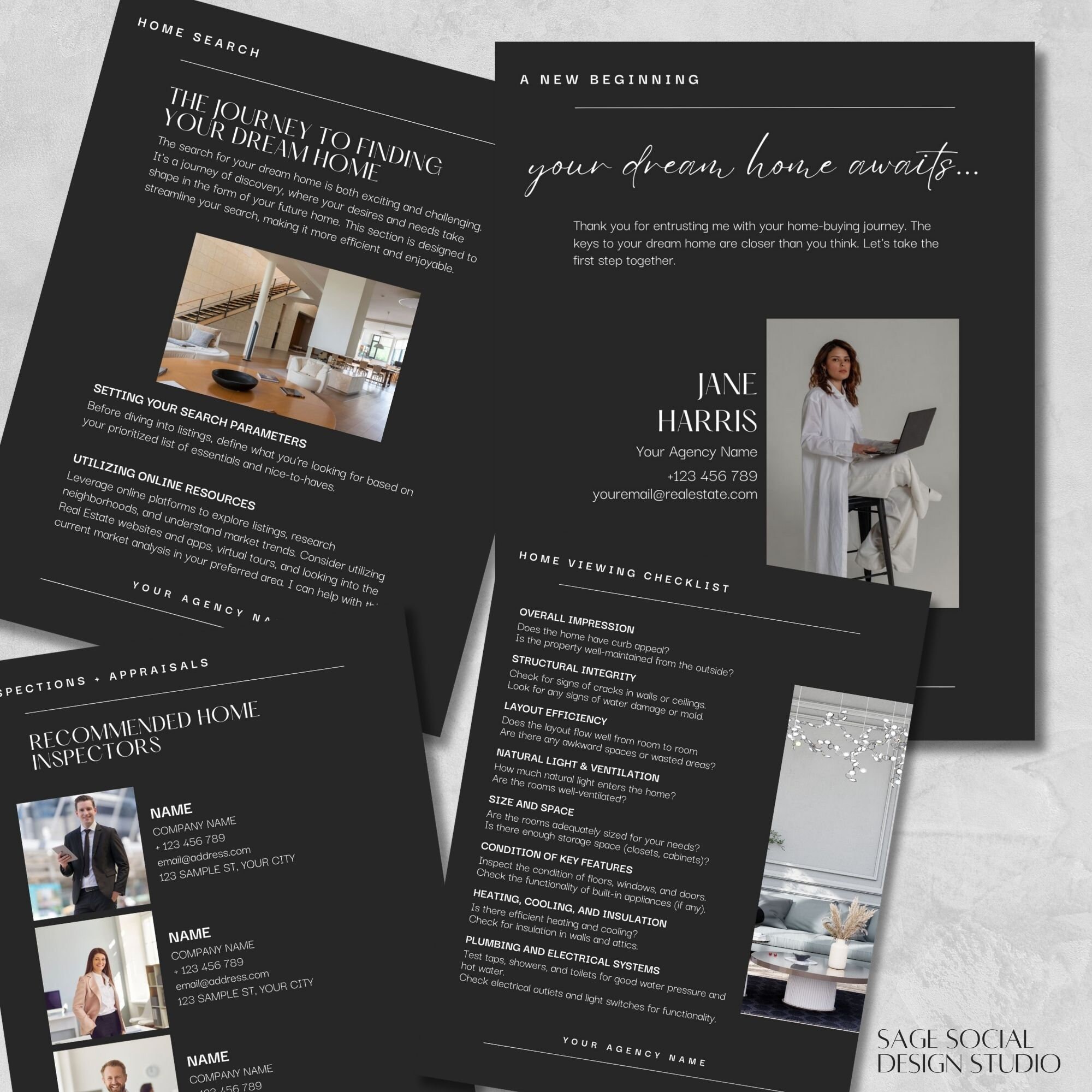 HOME SELLER and BUYER Guide Real Estate 80 Pages | Luxury Minimal ...