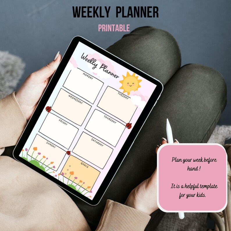 Editable Weekly Planner for the Daily Wire - Etsy