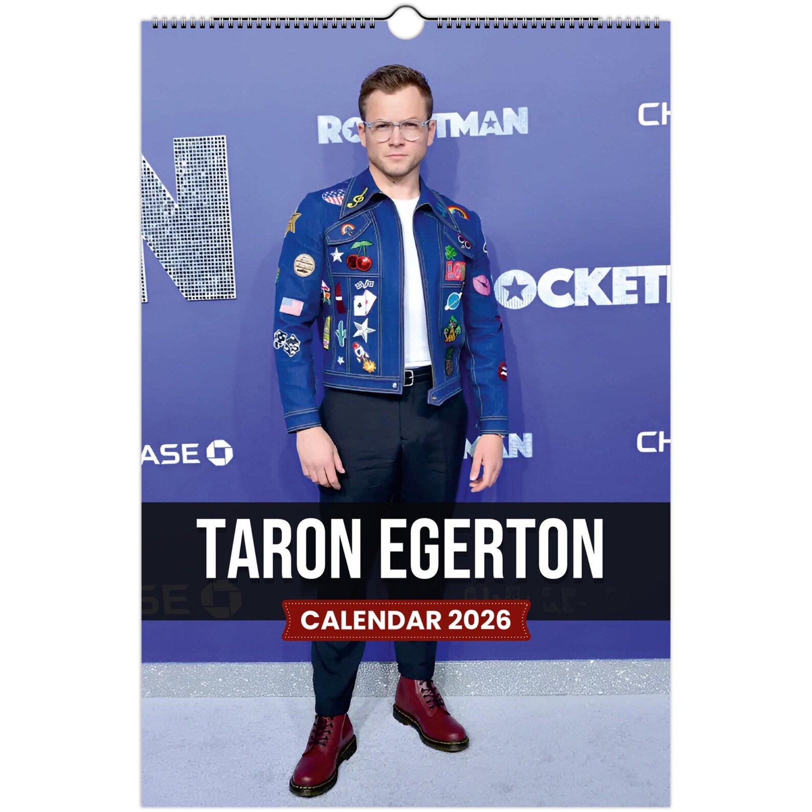 Taron Egerton 2026 Wall Calendar – Premium Actor Calendar for Fans ...