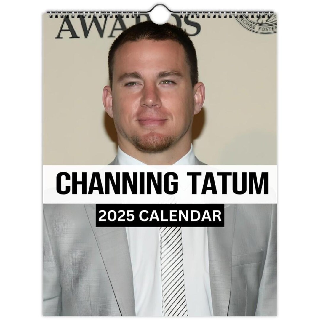 Channing Tatum Wall Calendars 2025 (large Size) - Etsy
