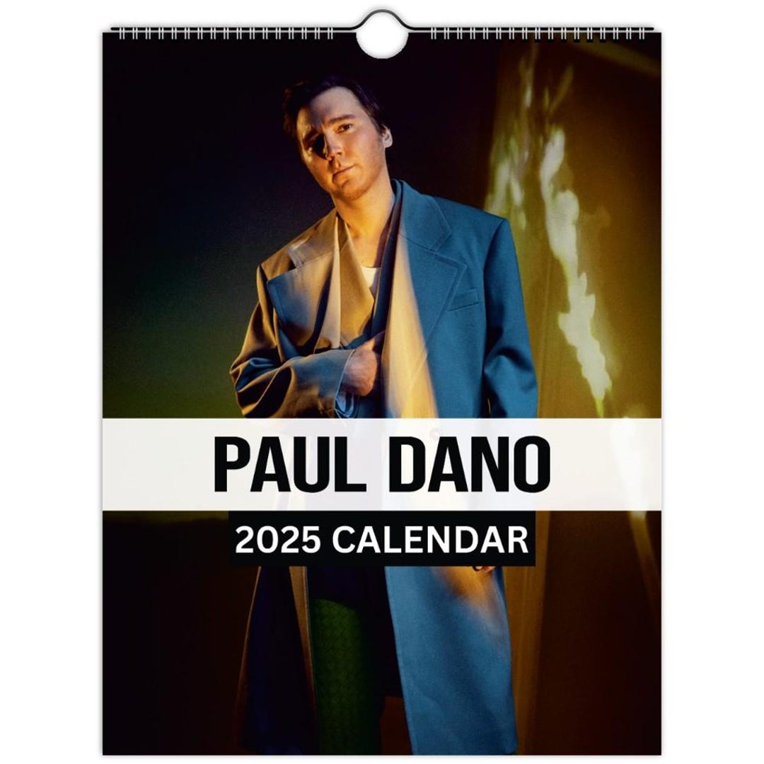 Paul Dano Wall Calendars 2025 large Size - Etsy