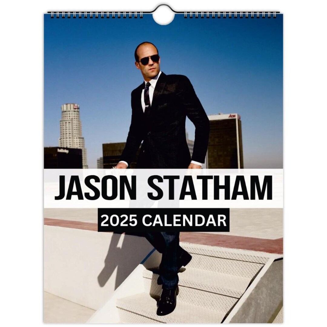 Jason Statham Wall Calendars (large Size) - Etsy