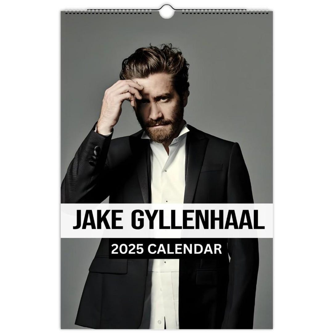 Jake Gyllenhaal Wall Calendars 2025larrge Hosted - Etsy