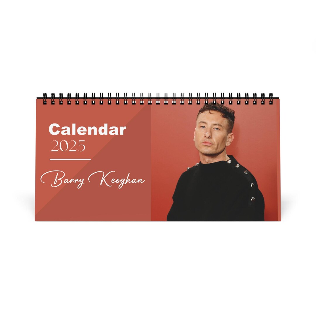 Barry Keoghan 2025 Desk Calendar | Oscar-nominated Actor Monthly ...