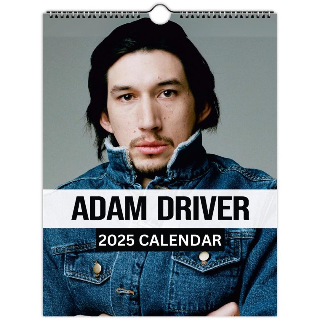 Adam Driver Wall Calendar 2025 Vol 4 Large, Star Wars Kylo Ren, House ...