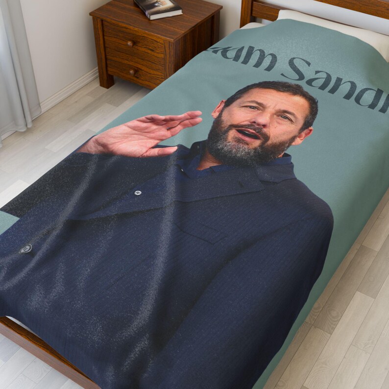 Adam Sandler Velveteen Plush Blanket | Soft Cozy Throw for Fans ...