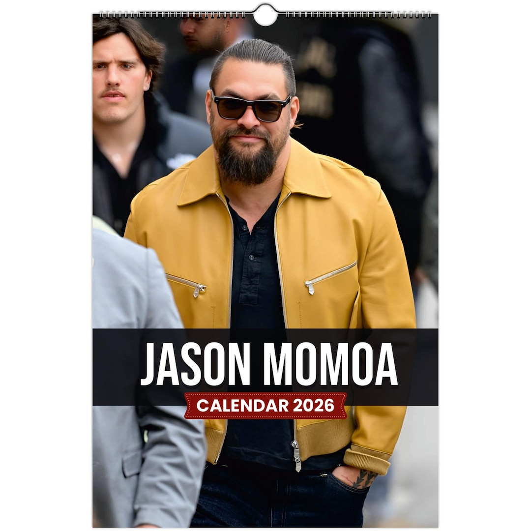 Jason Momoa 2026 Wall Calendar – Premium Actor Calendar for Fans ...