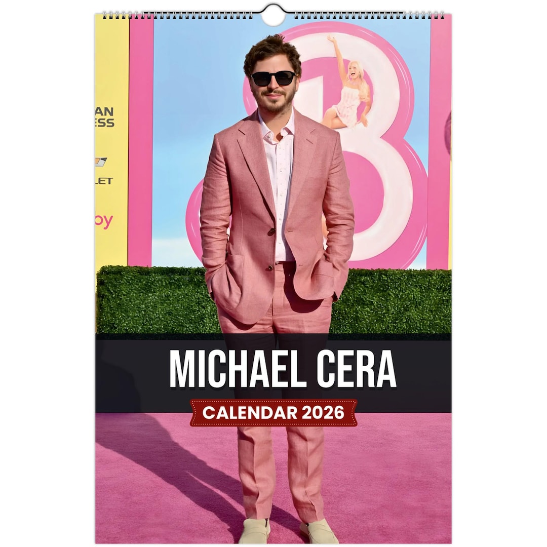 Michael Cera 2026 Wall Calendar – Premium Actor Calendar for Fans ...