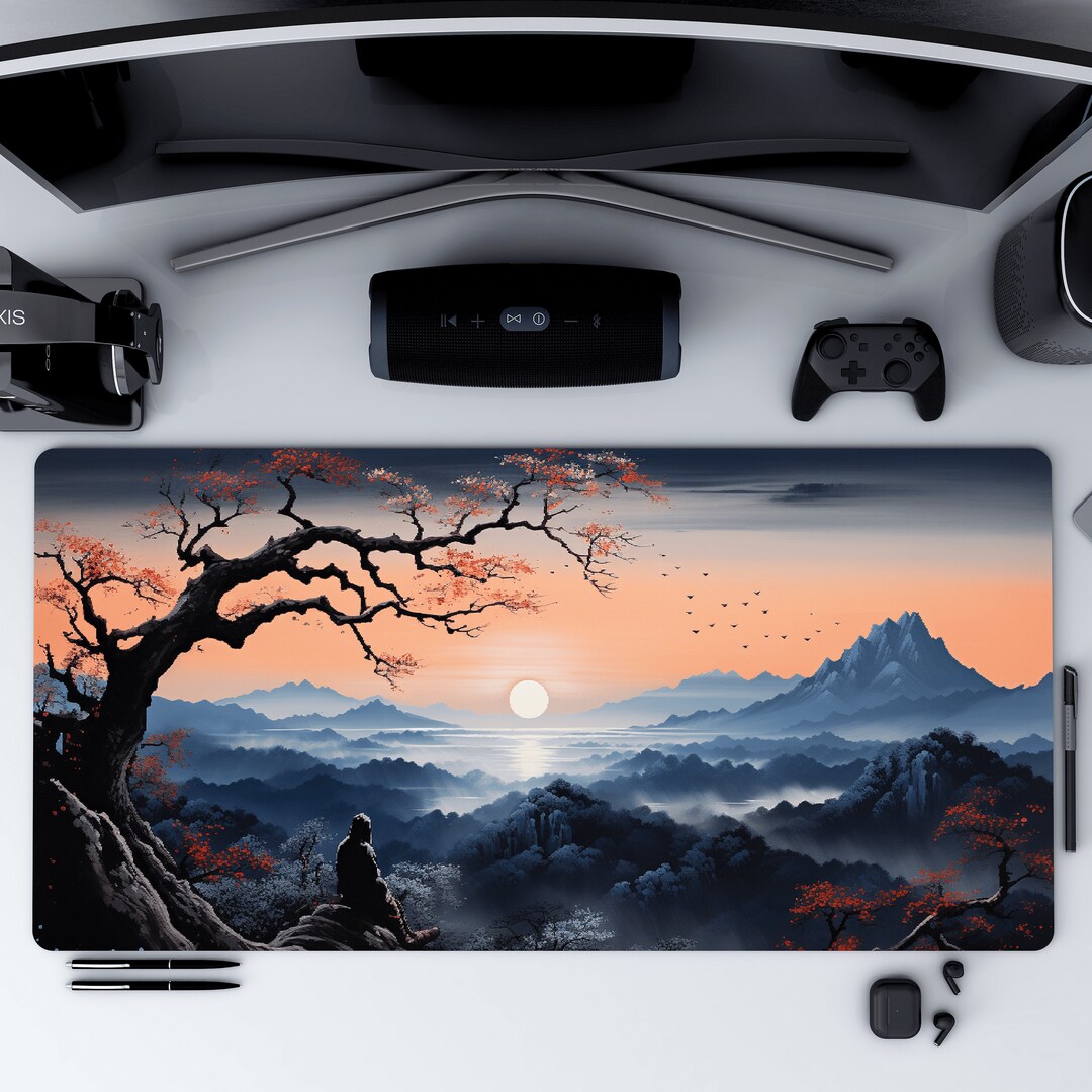 Kageyama Mountain Japanese Desk Mat, Anime Desk Mat, Desk Mat, Inspired ...