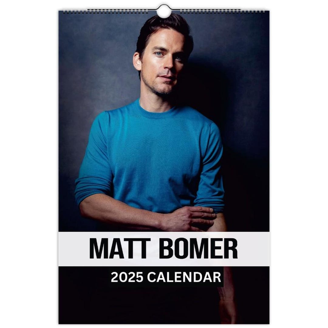 Matt Bomer Wall Calendar 2025 Vol 1 Large Size, Fan Gift, White Collar ...