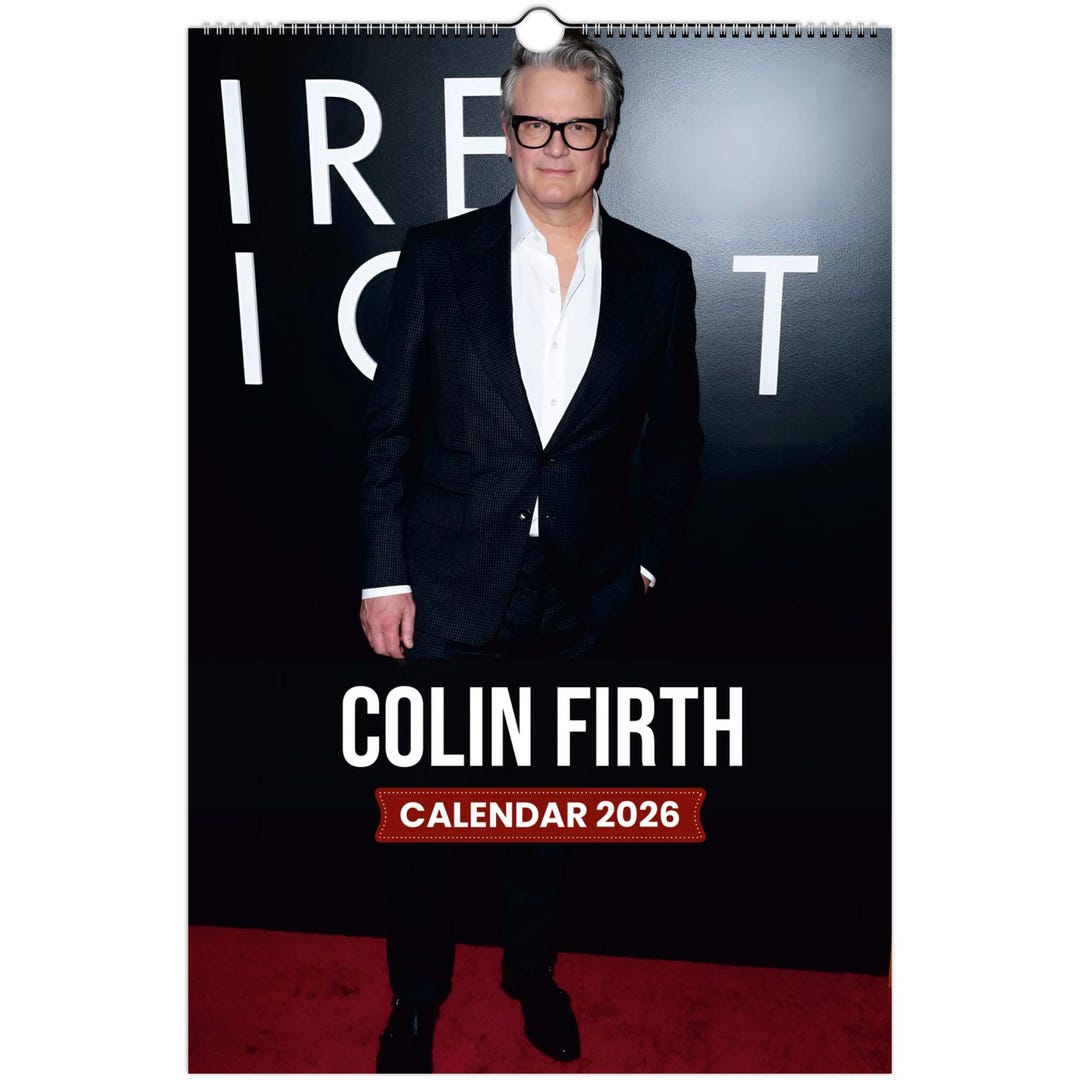 Colin Firth 2026 Wall Calendar – Premium Actor Calendar for Fans ...