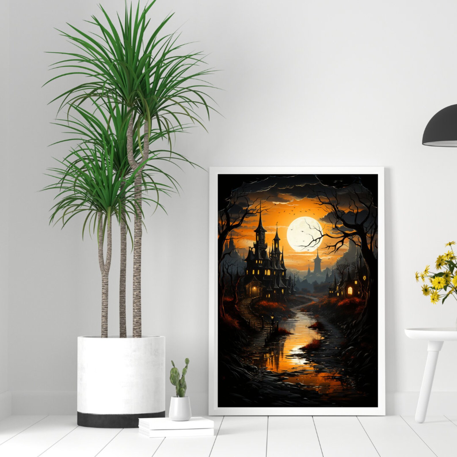 Halloween Digital Download Art Printable Halloween Decor Spooky ...