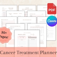 Cancer Planner Printable, Cancer Care Journal, Cancer Diagnosis Health ...