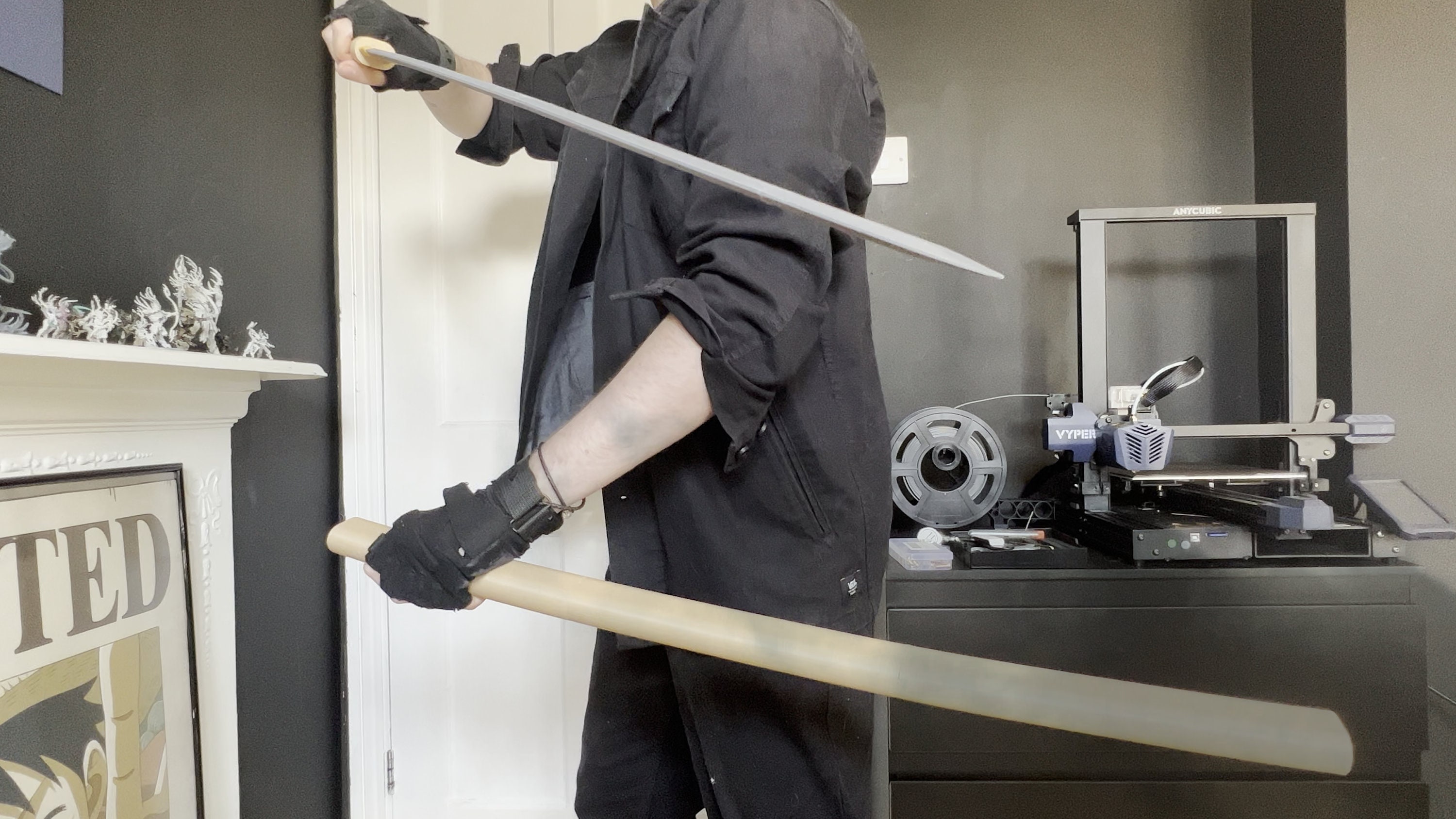 Johnny's Katana and Coin Cosplay Prop | Guilty Gear Strive - Etsy