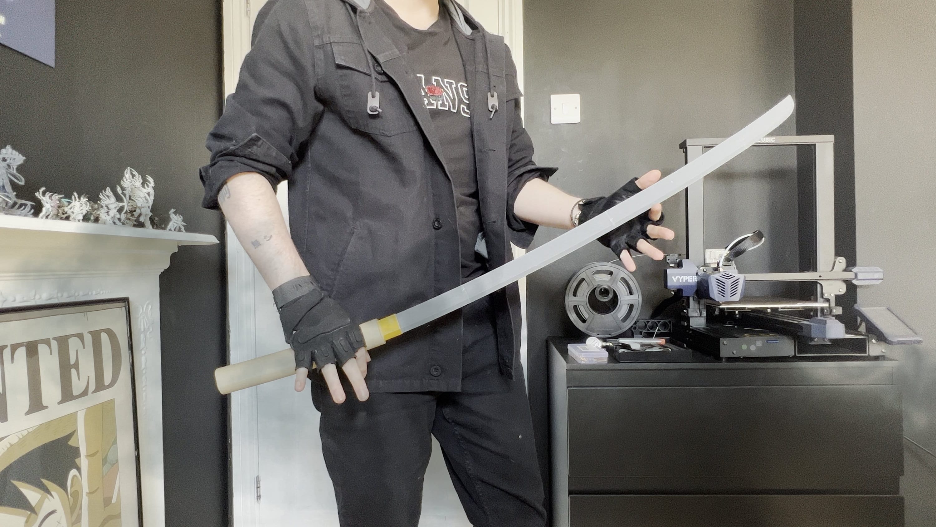 Johnny's Katana and Coin Cosplay Prop | Guilty Gear Strive - Etsy