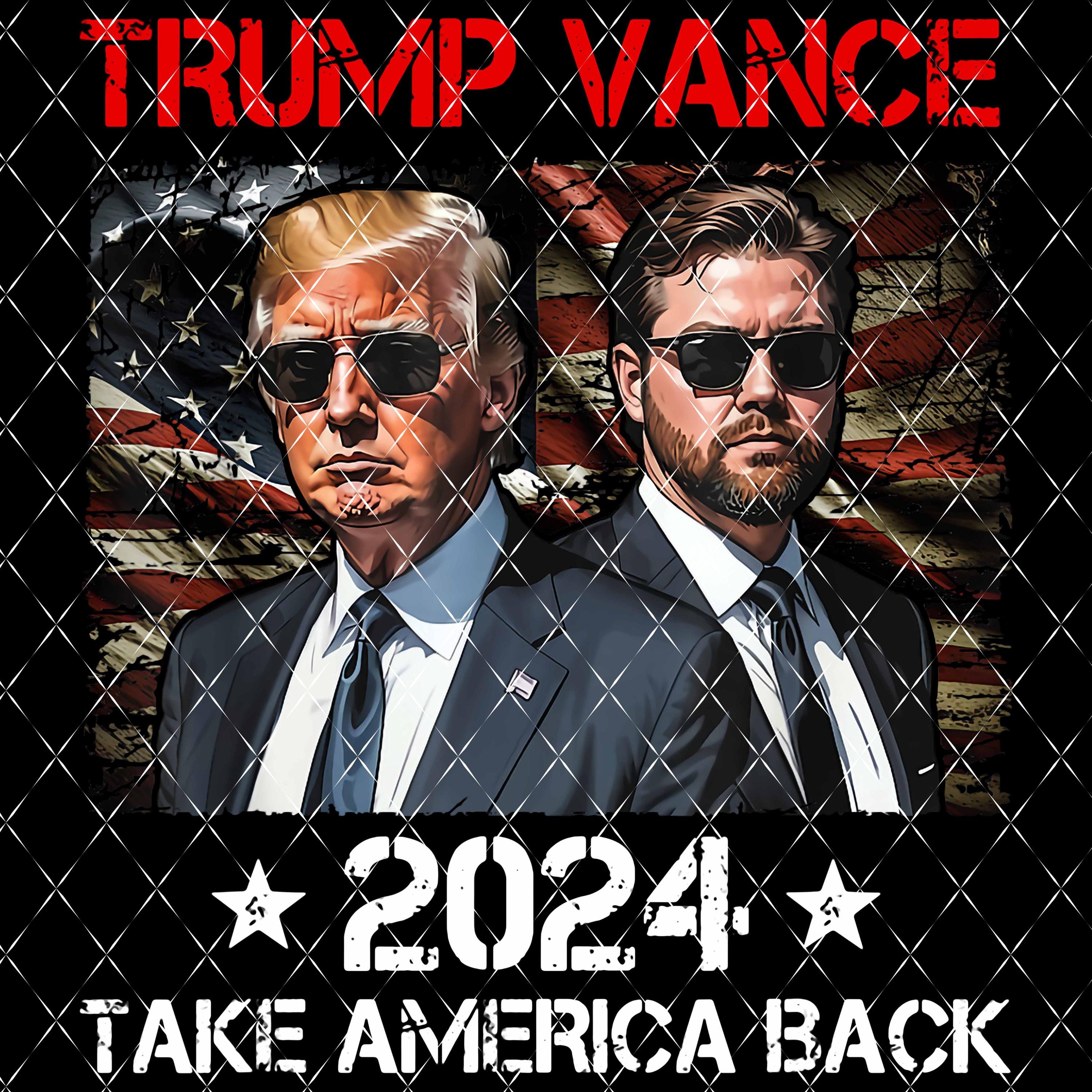 Trump Vance 2024 Png, Donald Trump Png, J.D. Vance Png, Take America ...