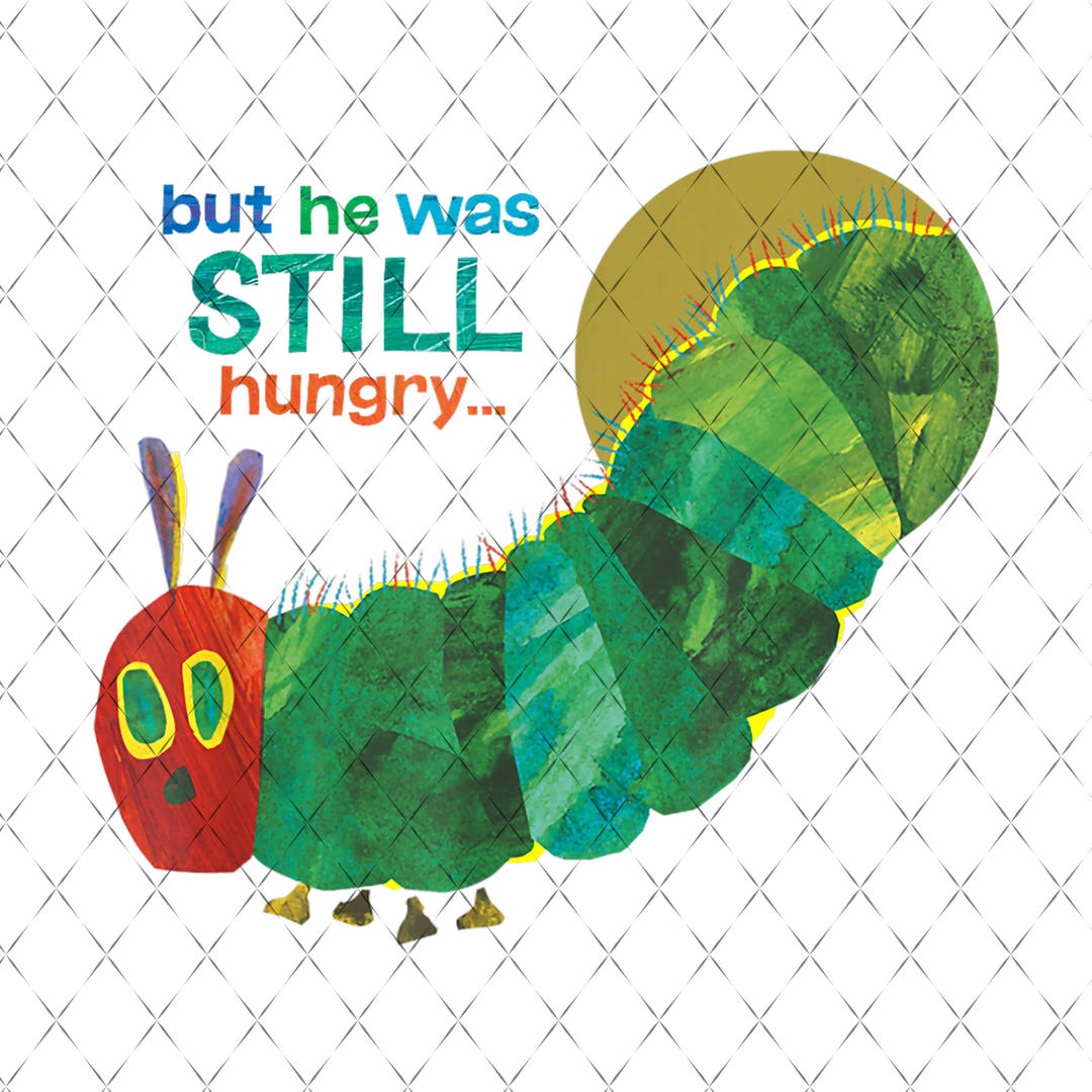 Eric Carle the Very Hungry Caterpillar Still Hungry Png, Back to School ...