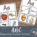 ABC Beginning Sound Matching Activity, ABC Letter Game, Homeschool ...